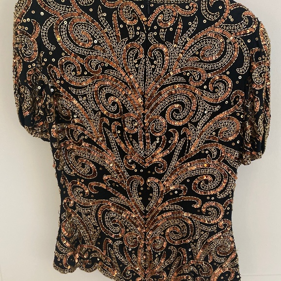 Oleg Cassini | Tops | Sequenced Top | Poshmark